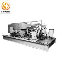 Quality HMP 5000 Overhung Impeller Integrally Geared Multi Stage Pumps Section View for sale