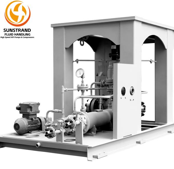 Quality Alternative to Sundyne LMV 341 High Speed Vertical Centrifugal Pump API 610 Oh6 Integrally Geared Pump for sale