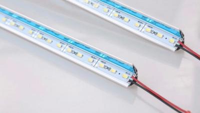 China 12v led strips SMD5630 2700-6500K CCT 18W 60pcs LEDs led aluminum profile 5630 aluminum LED rigid strip for sale