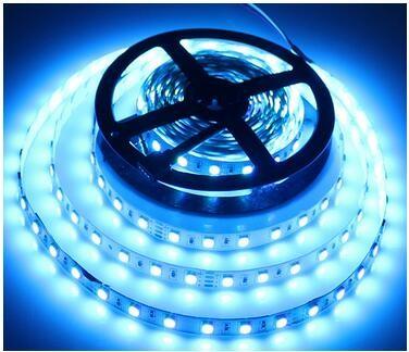 China 0.2mm thickness indoor 12v LED strips SMD5050 300LED 24volt led flexible lamp 6-7 lm/Chip 2700-6500K for sale