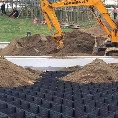Cina Geocella in HDPE a superficie testurizzata per la stabilizzazione della ghiaia verde e il rinforzo del terreno in vendita