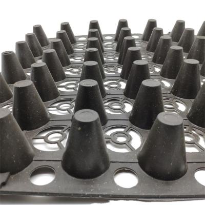 中国 現代のデザイン 黒緑色 HDPE 排水システムのための排水セルマットボード 販売のため