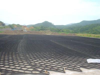 Cina Proprietà chimiche stabili Geocell per un facile collegamento con HDPE Spessore 1,1 mm-1,6 mm in vendita