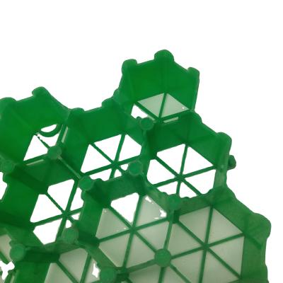 Cina 38 mm di altezza verde HDPE plastica piantagione di erba pavimentatore griglia per parcheggio e vialetto in vendita