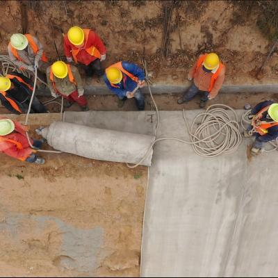 中国 スタイルの水不浄水道溝のためのセメントキャンバス 現地検査 販売後サービス 販売のため