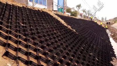 Cina CE ISO14001 ISO9001 Geocell in HDPE certificato per il supporto del carico in nido di miele della superficie stradale in vendita