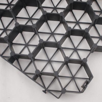 Cina PP Grass Paving Grids Geocell for Driveway Elite Nero Verde Superficie Materiale di Sellette di Saldatura in vendita