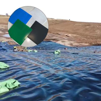 Cina Geomembrana impermeabile e anti infiltrazione in HDPE nero di plastica per laghi di discarica in vendita