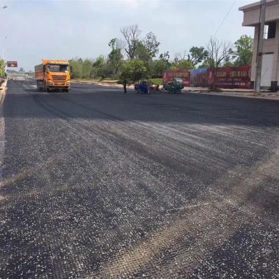 Cina 80KN/100KN Poliestere a maglia biassiale Geogrid ideale per il rinforzo del suolo autostradale in vendita