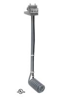 China L Shaped PTFE Immersion Heater 500-9000W 120-600V Chemical Resistant for sale