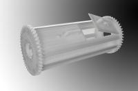 China OEM 200V-600V Plating Barrel Machine for Chrome Plating PE1000 Polyethylene for sale