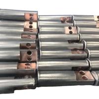China Metallurgically Bonded Titanium Clad Copper Electrodes Anodes 1/4 to 1 3/4 Inch Rod for sale