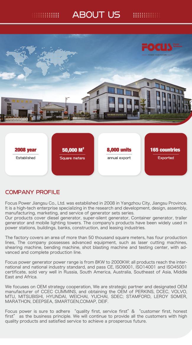 Cummins 500kVA 400kW Diesel Generator Set - Side View