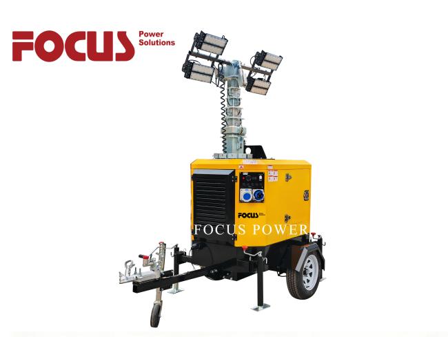 350W LED Lighting Tower in operation