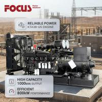 Quality 1000kVA 800kW Skid Mounted Diesel Genset with KTA38-G5 Engine and Weatherproof for sale