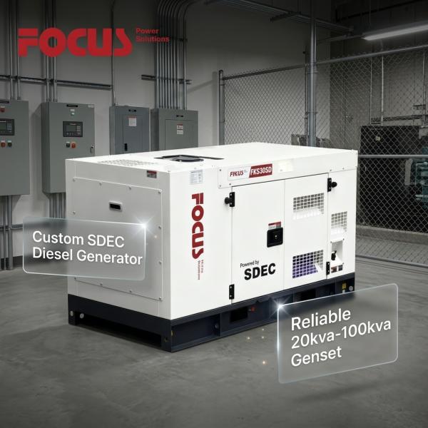 Quality Customized SDEC Engine Open Type Diesel Generator Set Industrial Use 20kva-100kva for sale