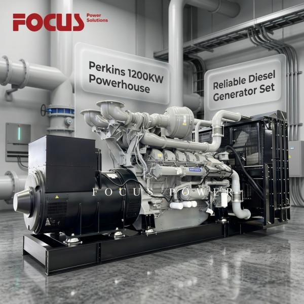 Quality Perkins Open Type 1200KW Diesel Generator Set 4012-46TAG2A Engine Powered for sale