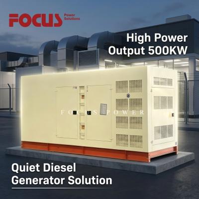 China 500KW Perkins Diesel Generator Set 2806A-E18TAG2 Powered quiet operation for sale