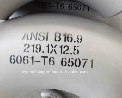 China Aluminium 6061-T6 Elbows; Aluminium Elbows, Aluminium Pipe Fittings, Alu 6061 6063 Pipe Fitings for sale