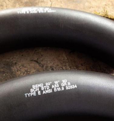 China Asme B16.9 3D Bend, 5D Bend, 12D Bend, Bend Pipe Fittings, Bends for sale