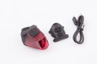 China Bike Red Light With Flash Mode And Rubber Strap Mounting for sale
