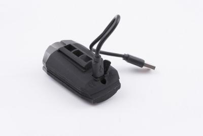 Cina faro ricaricabile 80x30mm, lampada ricaricabile della bici di 300lm USB della bicicletta di 44mm LED in vendita