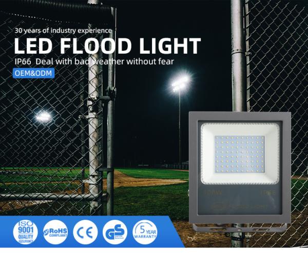 Quality IP66/67 Waterproof 30W 50W 100W 150W 200W Slim LED Flood Light for Outdoor Stadium for sale