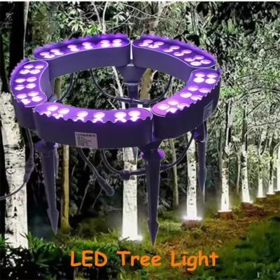 Cina Lampada solare per abbracciare l'albero all'aperto Lampada a LED bianca calda impermeabile per il paesaggio del giardino in vendita