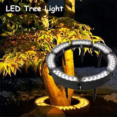 Cina Lampada solare per abbracciare l'albero all'aperto Lampada a LED bianca calda impermeabile per il paesaggio del giardino in vendita