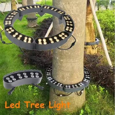Cina Lampada solare per abbracciare l'albero all'aperto Lampada a LED bianca calda impermeabile per il paesaggio del giardino in vendita