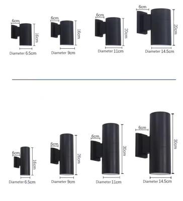 China IP65 6W 10W 12W 24W 48W 60W op en neer wandlamp voor tuin wandelversiering Te koop