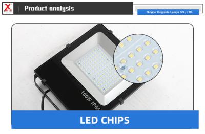 China 100W Outdoor LED Flood Light IP65 Waterproof with Sensor 6500K 10000Lm Security Light White Floodlight for sale