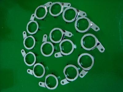 Chine Tolérance en aluminium lumineuse de l'extrusion 0.01mm de composants usinée par commande numérique par ordinateur de précision de plat de chrome à vendre