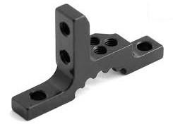 China High Precision Anodised CNC Lathe Machining Parts / Steel Lateral Support for sale
