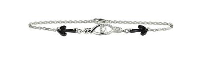 China Unisex Ceramic Silver Bracelet 19cm for sale