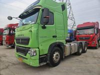 Quality T7 440 Used Howo Truck ZZ3257N4147C1 Used Truck Tractors Green for sale