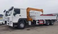 Quality ZZ1257N3641W Used Howo Truck 371 Crane 6x4 6000kg - 20000kg Capacity for sale