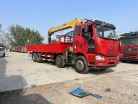 Quality Faw Jiefang 8x4 Used Crane Trucks 360 Used Crane Truck For Sale for sale