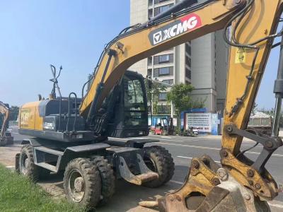 China Gebruikte XCMG 150 graafmachine QSB4.5 Gebruikte Caterpillar Graafmachine Geel Te koop