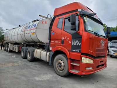 China 6x4 FAW J6P-350 Tweedehands tankwagens Euro 5 met hoogsterke chassis Te koop