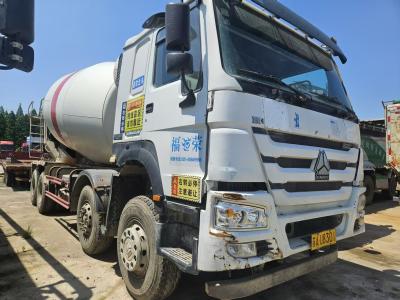China Howo 8x4 380HP Used Concrete Mixer Truck With SINOTRUK WD615.47 Engine for sale