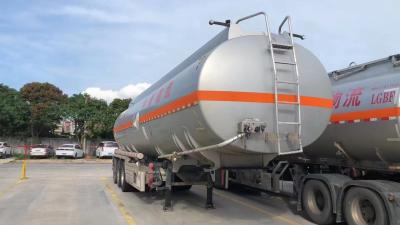 China 3 assen Carbon Steel Gebruikt Tanker 50CBM CLW5160GFWB5 Gebruikt Tanker Aanhanger Te koop