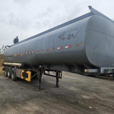 Cina 45000 litri di rimorchio per petroliere usato 3 assi 45000L rimorchio per petroliere di seconda mano in vendita