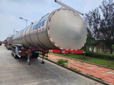 China 40cbm Gebruikte roestvrijstalen tankwagens Te koop