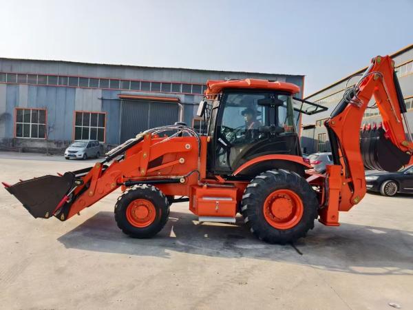 Quality Yuchai YC4A105Z-T20 Used Backhoe Loader 75KW 100HP Second Hand Backhoe Loader for sale