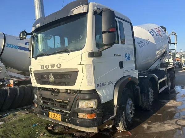 Howo 8x4 Gebrauchtfertigmischfahrzeuge ZZ5317 Gebrauchtvolumetrischer Betonmischer