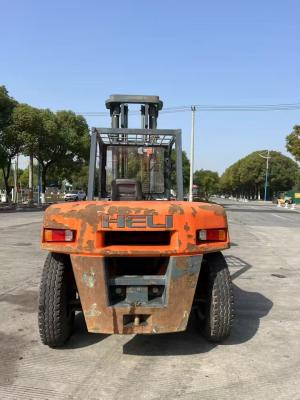 China Heli merk CPCD100 Gebruikte vorkheftrucks 10000kg Vorkheftrucks tweedehands Te koop
