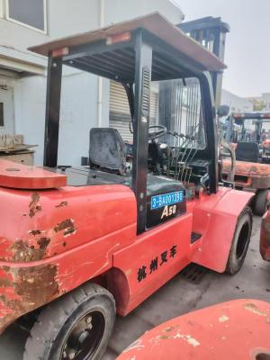 China Second Hand Hangcha CPCD50-XR 5 Ton Used Diesel Forklift 5000kgs Load for sale
