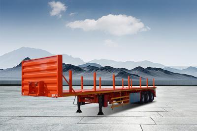 China Used Saudi Flatbed Semi-Trailer 40000 kg for sale