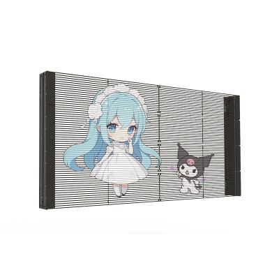Cina VTB-P10-10 schermo LED trasparente interno alta luminosità muro video LED trasparente in vendita